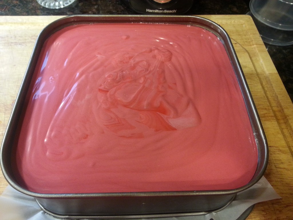 Red Velvet Cheesecake with Angel Food “Crust” | The Front Porch Gourmet