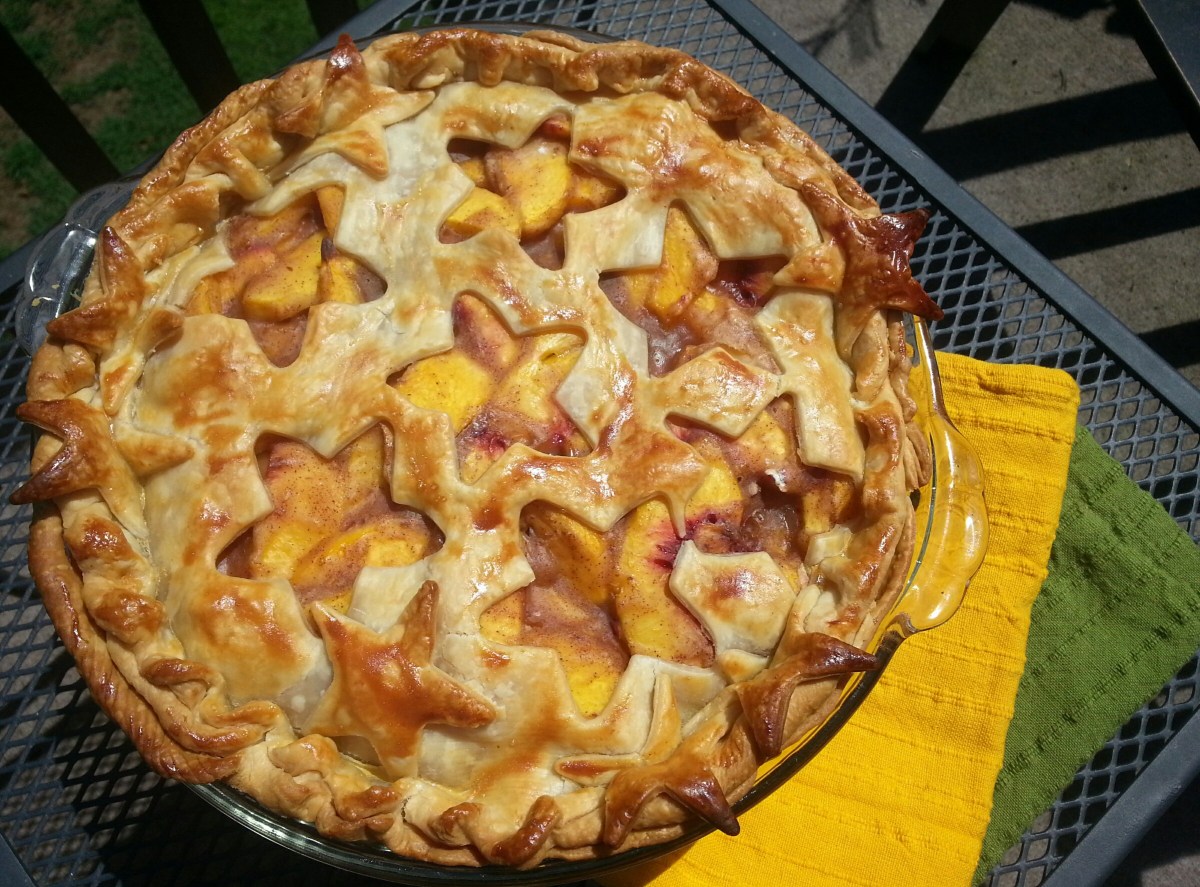 Have A Peachy Day! | Honey Peach Pie | The Front Porch Gourmet