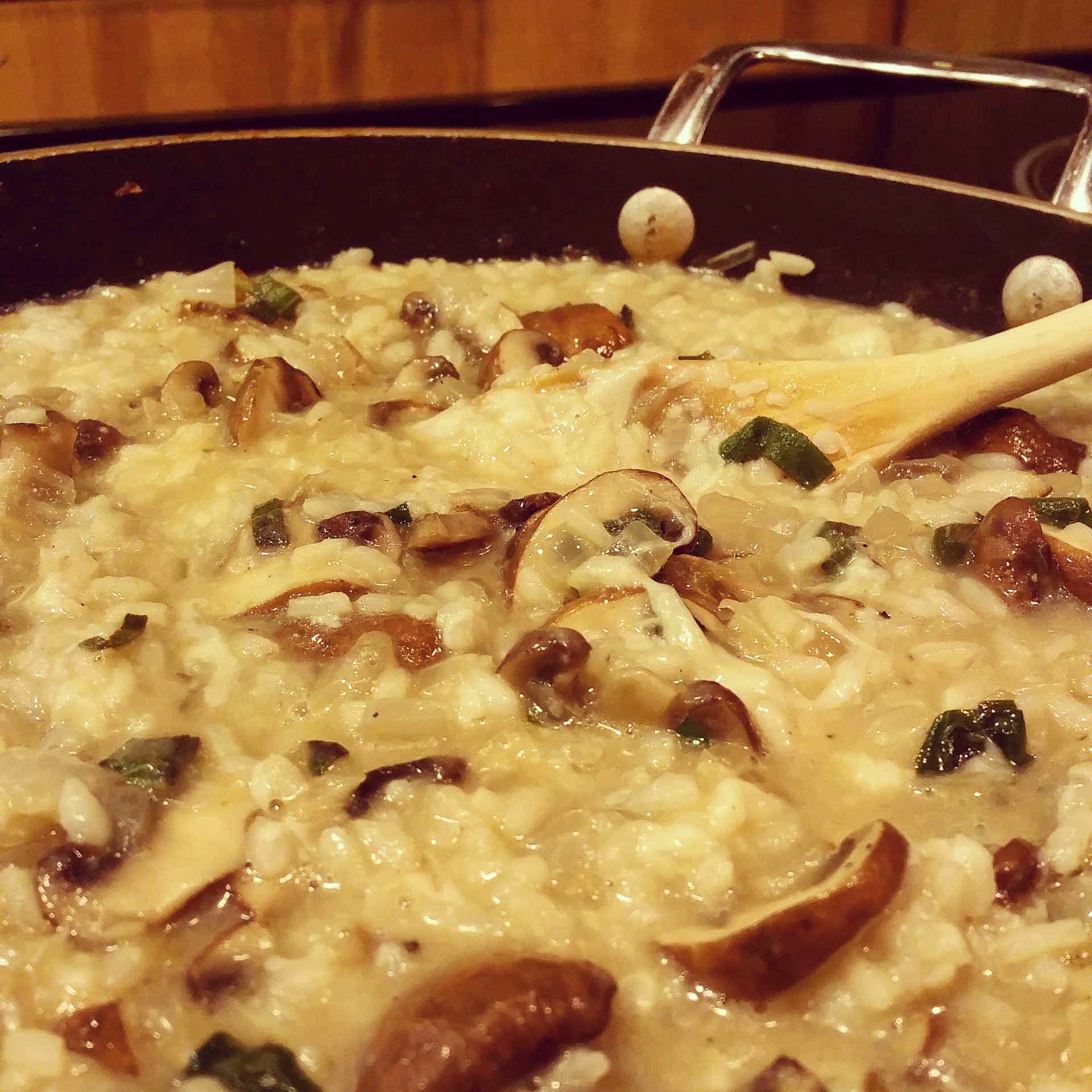 Hell’s Kitchen | Mushroom & Truffle Oil Risotto with Pan Seared ...